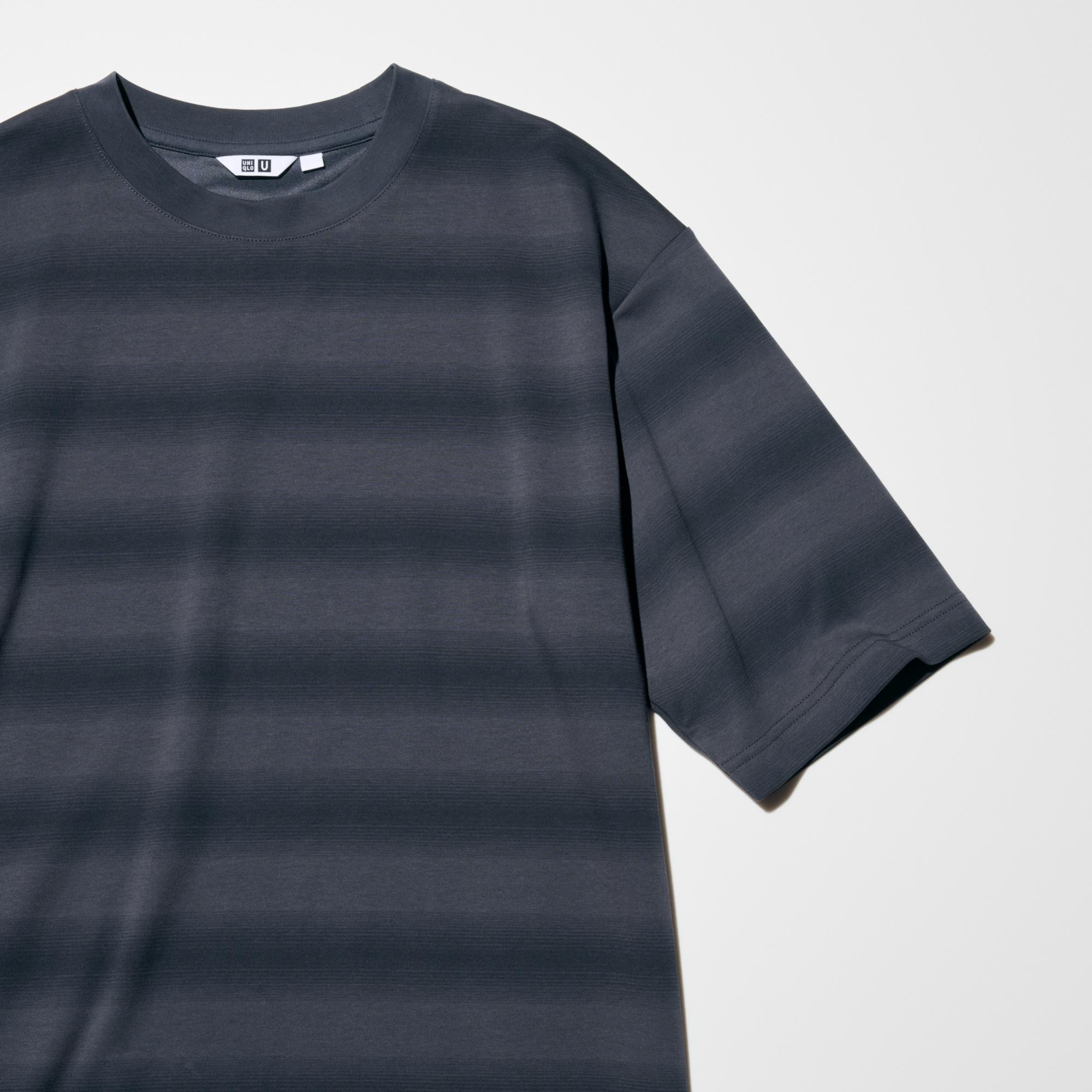 AIRism Cotton Oversized T-Shirt | Half Sleeve | Striped | UNIQLO US