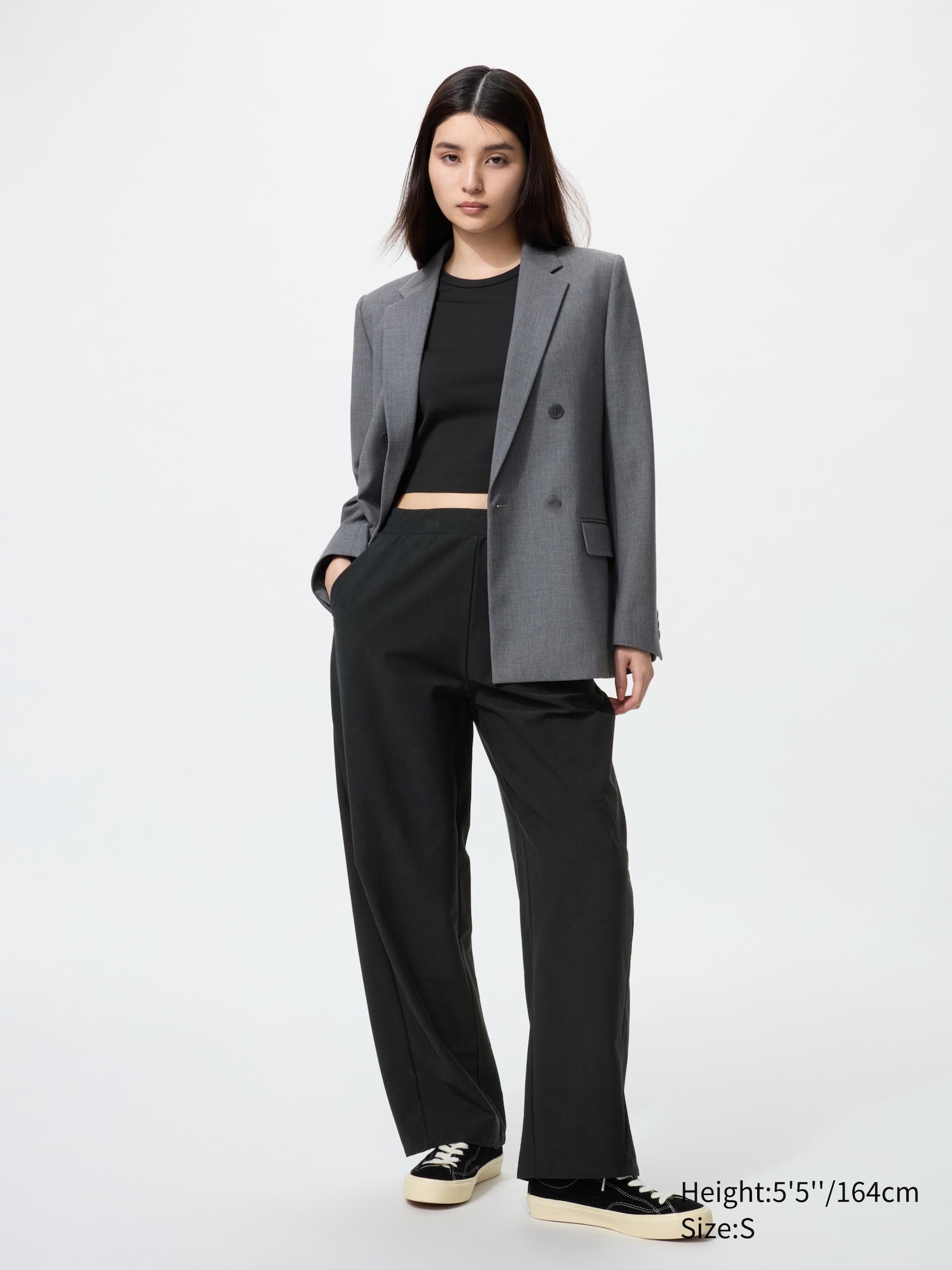 Stretch Jersey Barrel Pants | UNIQLO US