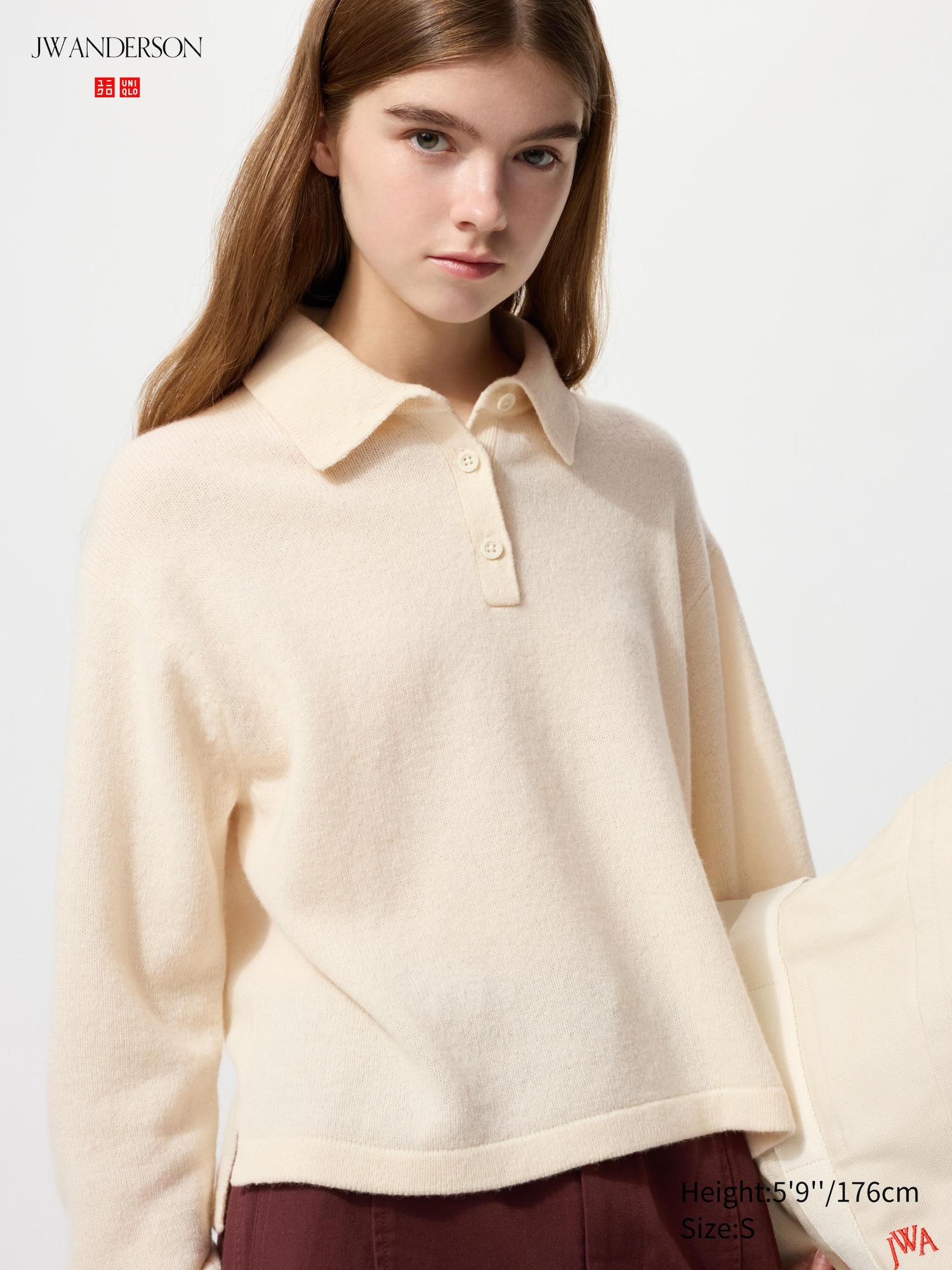 Women's Lambswool Polo Sweater | UNIQLO US
