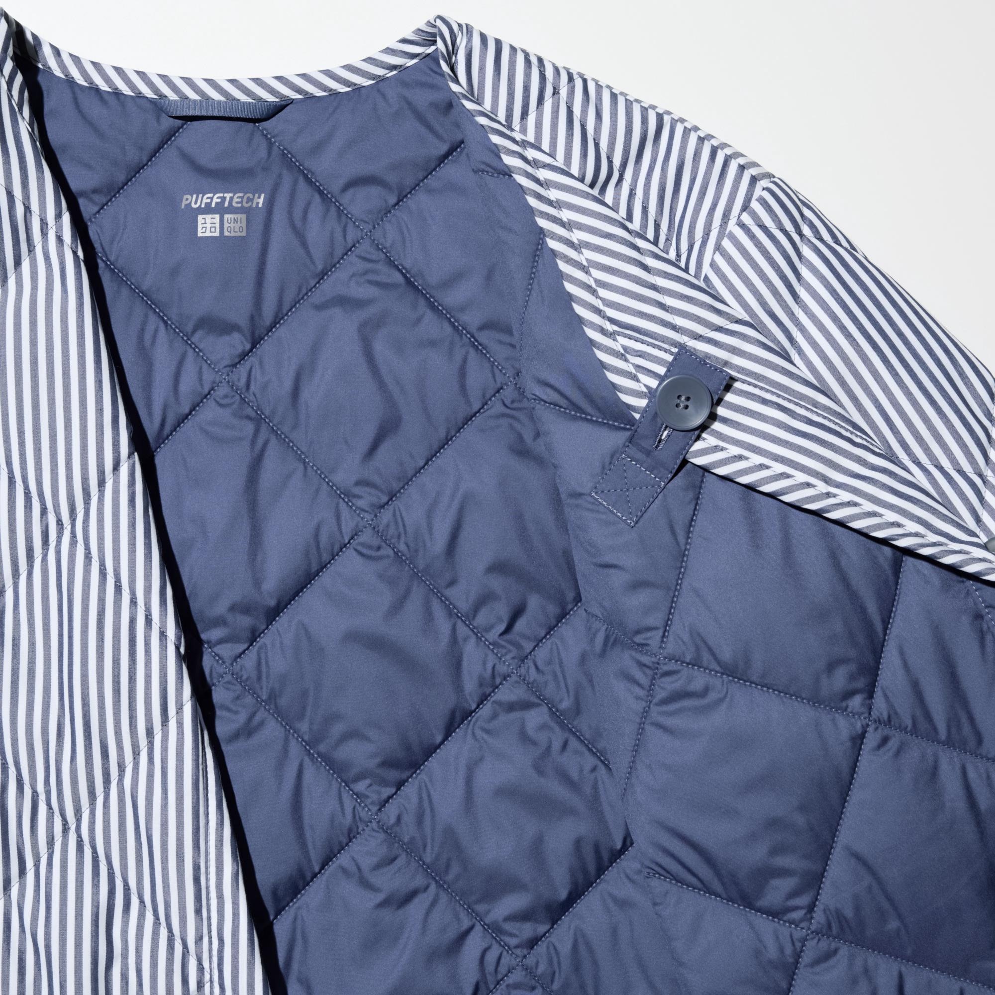 Women's PUFFTECH Collarless Jacket | Pattern | UNIQLO US
