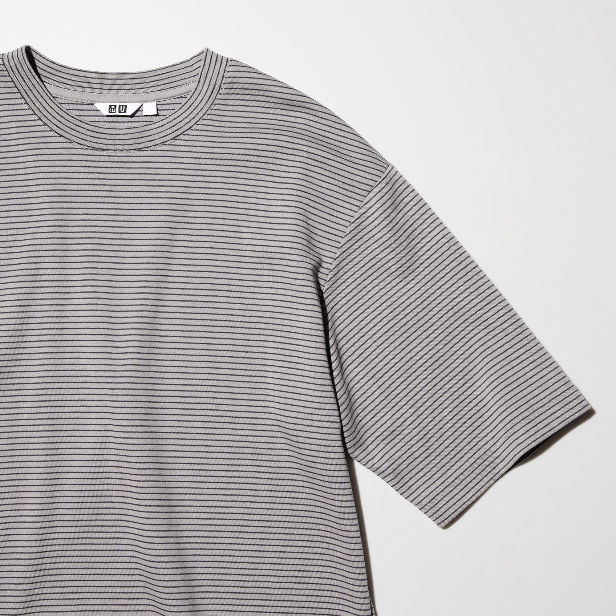 Unisex AIRism Cotton Oversized Striped T-Shirt | UNIQLO US