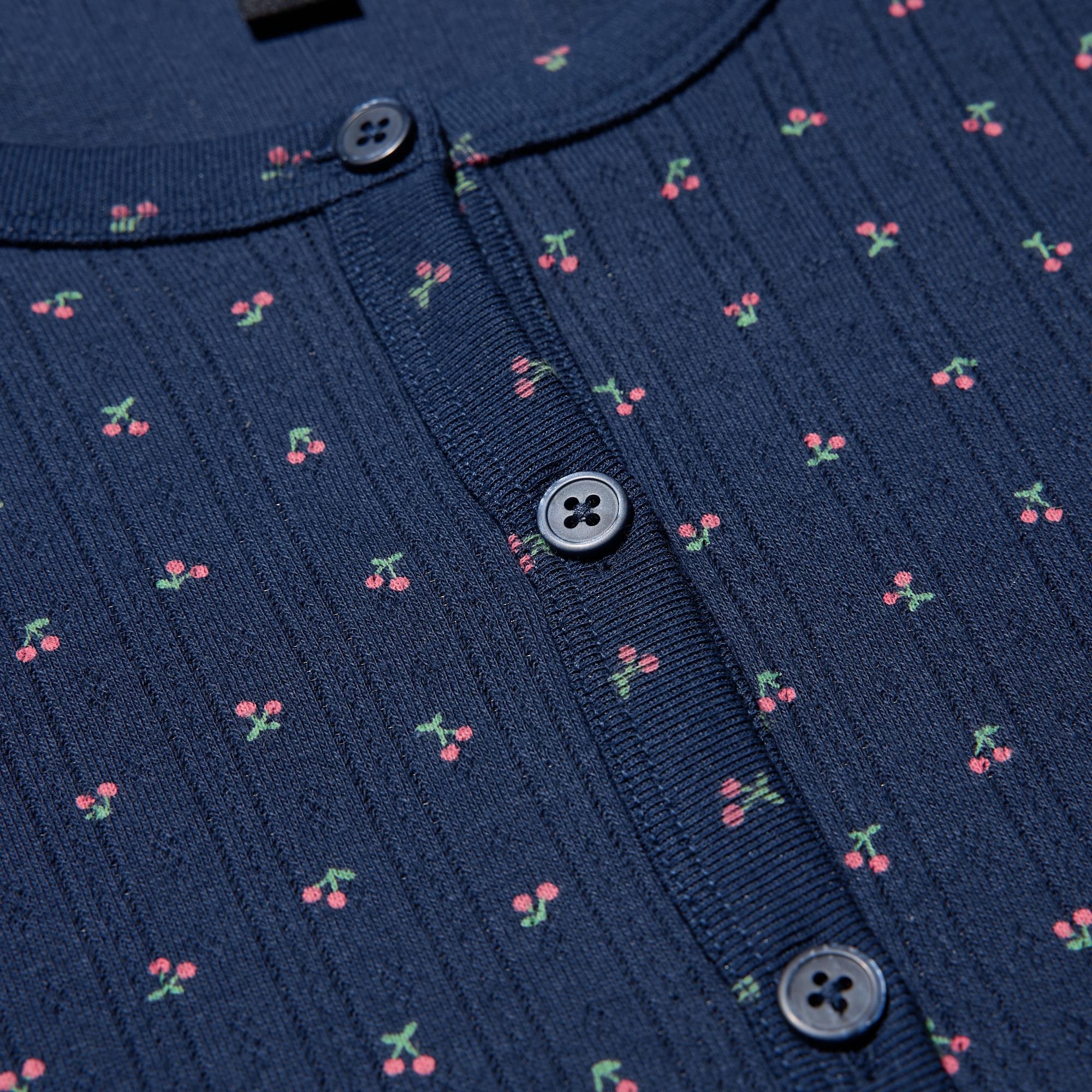 Women's Pointelle Cardigan | Printed | UNIQLO US
