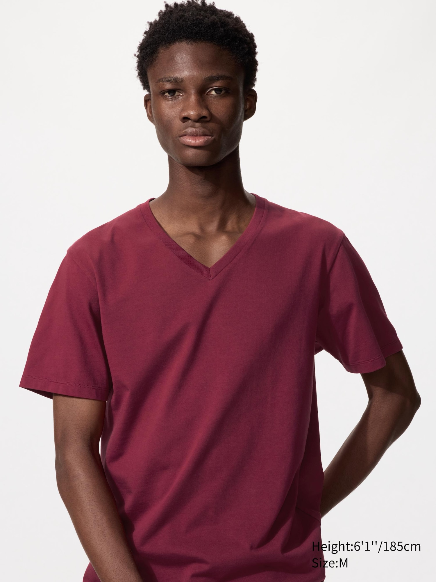 UNIQLO SUPIMA® Cotton V-Neck T-Shirt | StyleHint