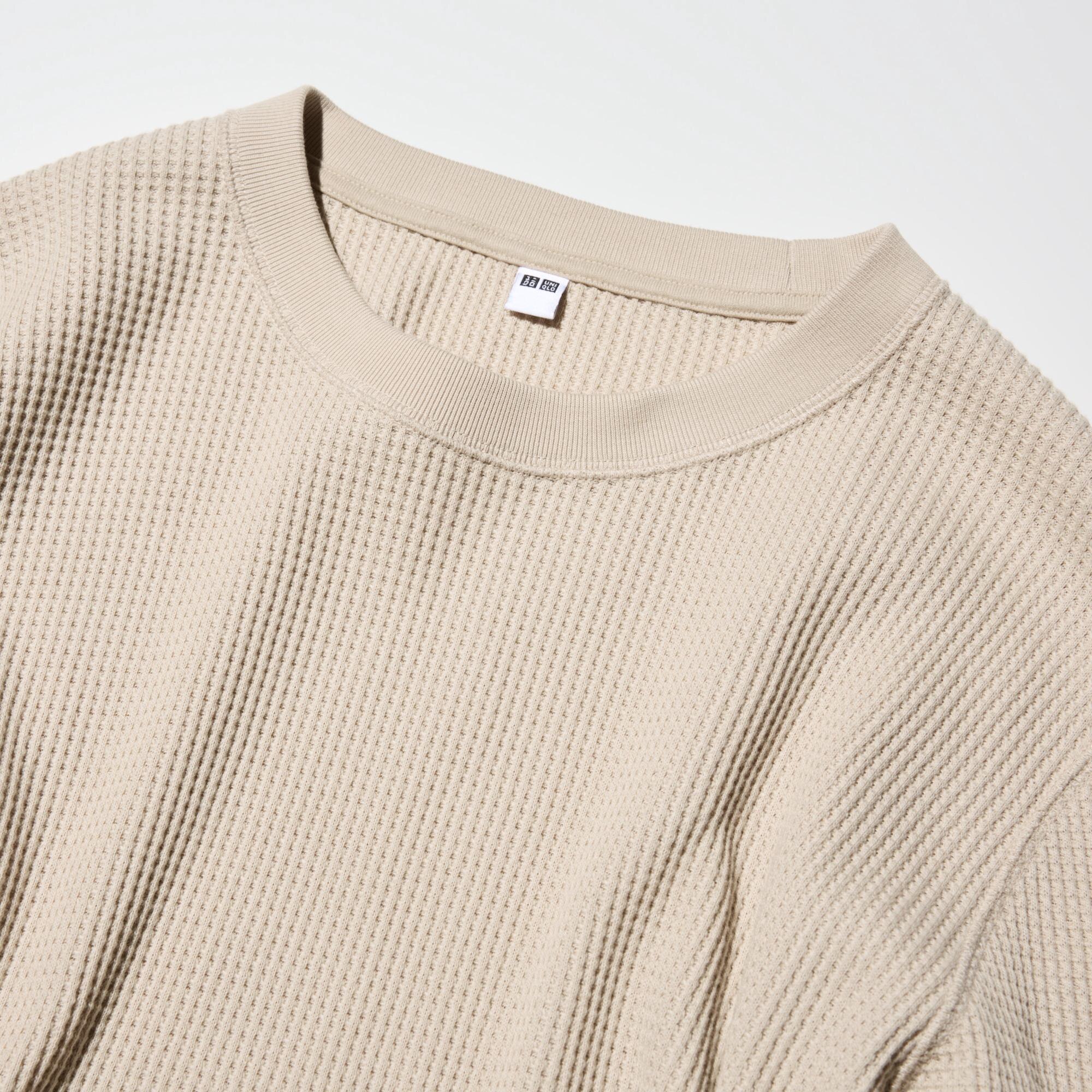 Men's Waffle Crew Neck T-Shirt | UNIQLO VN